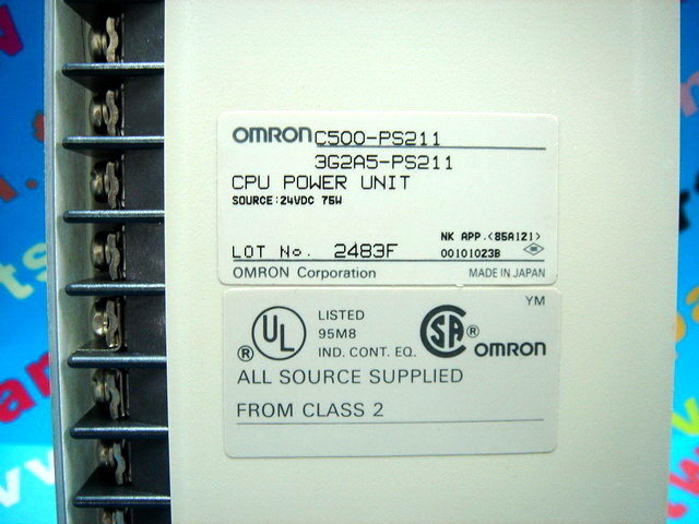 OMRON PLC CPU POWER UNIT C500-PS211/3G2A5-PS211 MODULE - PLC DCS SERVO Control MOTOR POWER ...